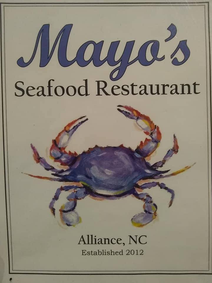 Menu at Mayo's Seafood Restaurant, Bayboro, NC-55