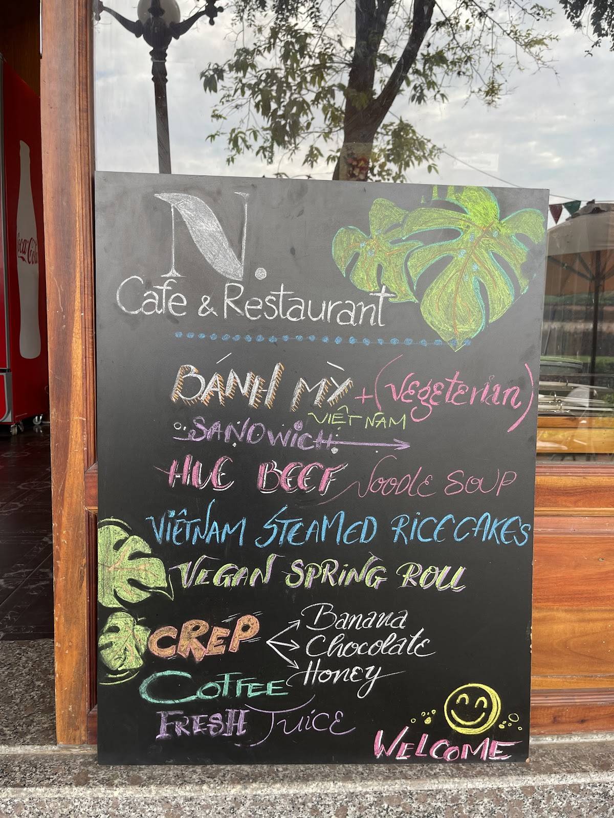 Menu at N. Cafe & Food, Hue
