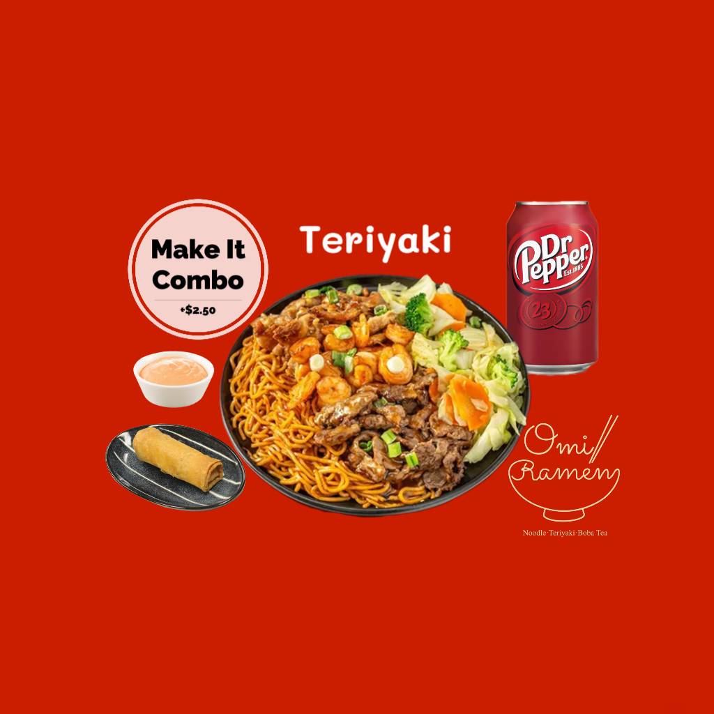 Menu at Omi Ramen•Teriyaki•Boba Tea restaurant, Fayetteville