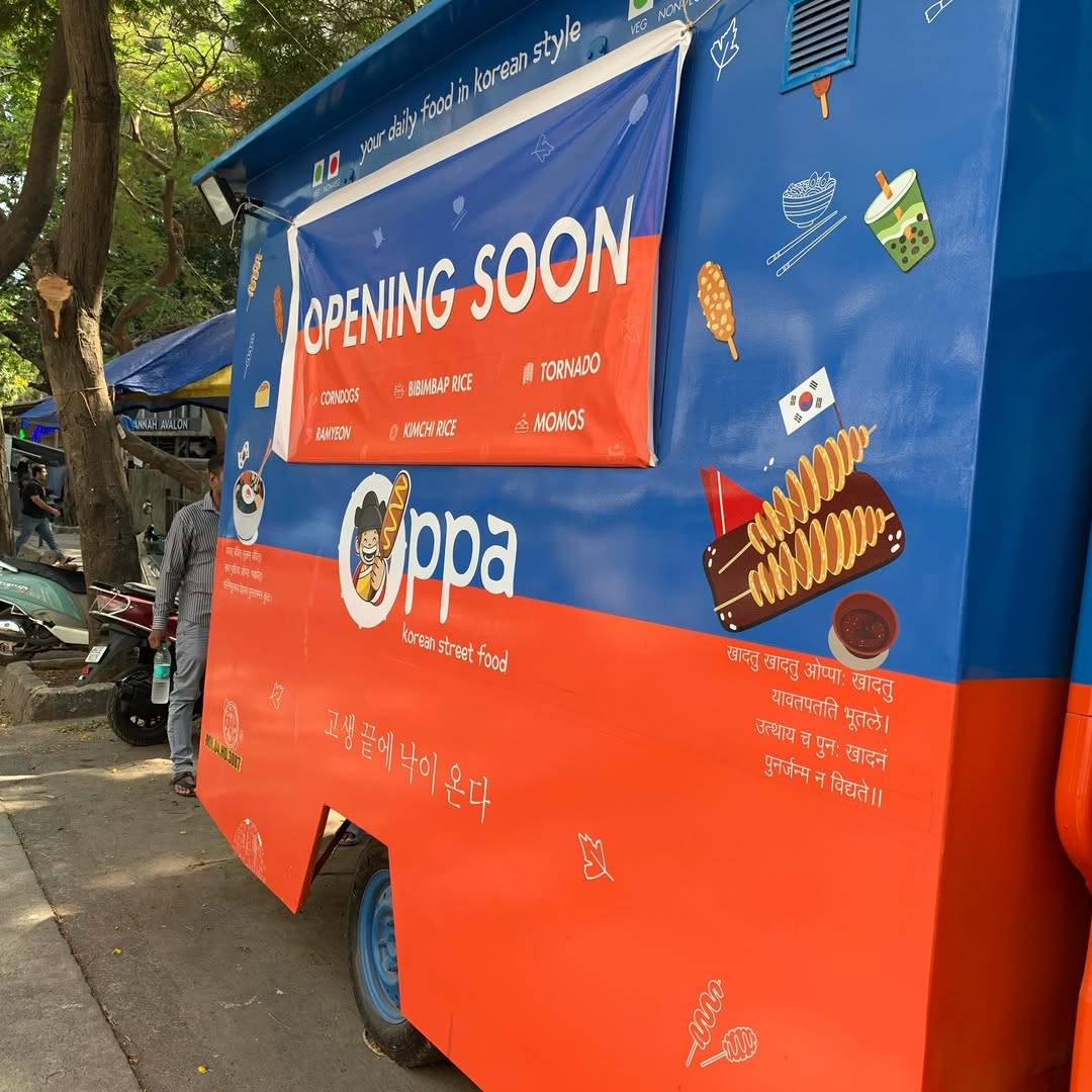 Menu at Oppa Korean Street Food, Mumbai
