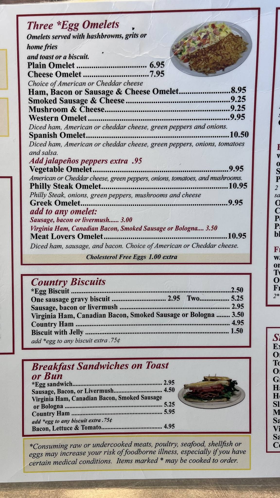 Menu at Parkway House Family Restaurant, Concord, Concord Pkwy S