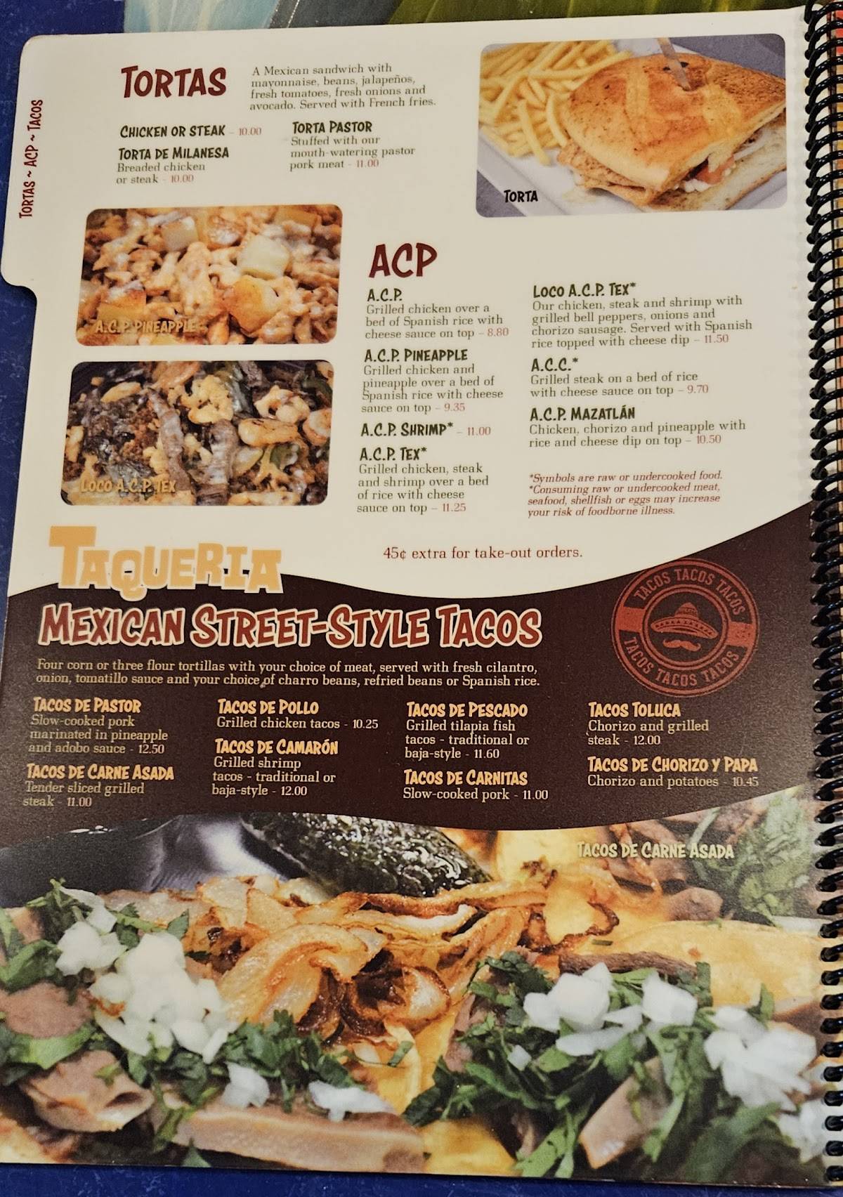 Menu at Poblanos Mexican Grill restaurant, Mountain City