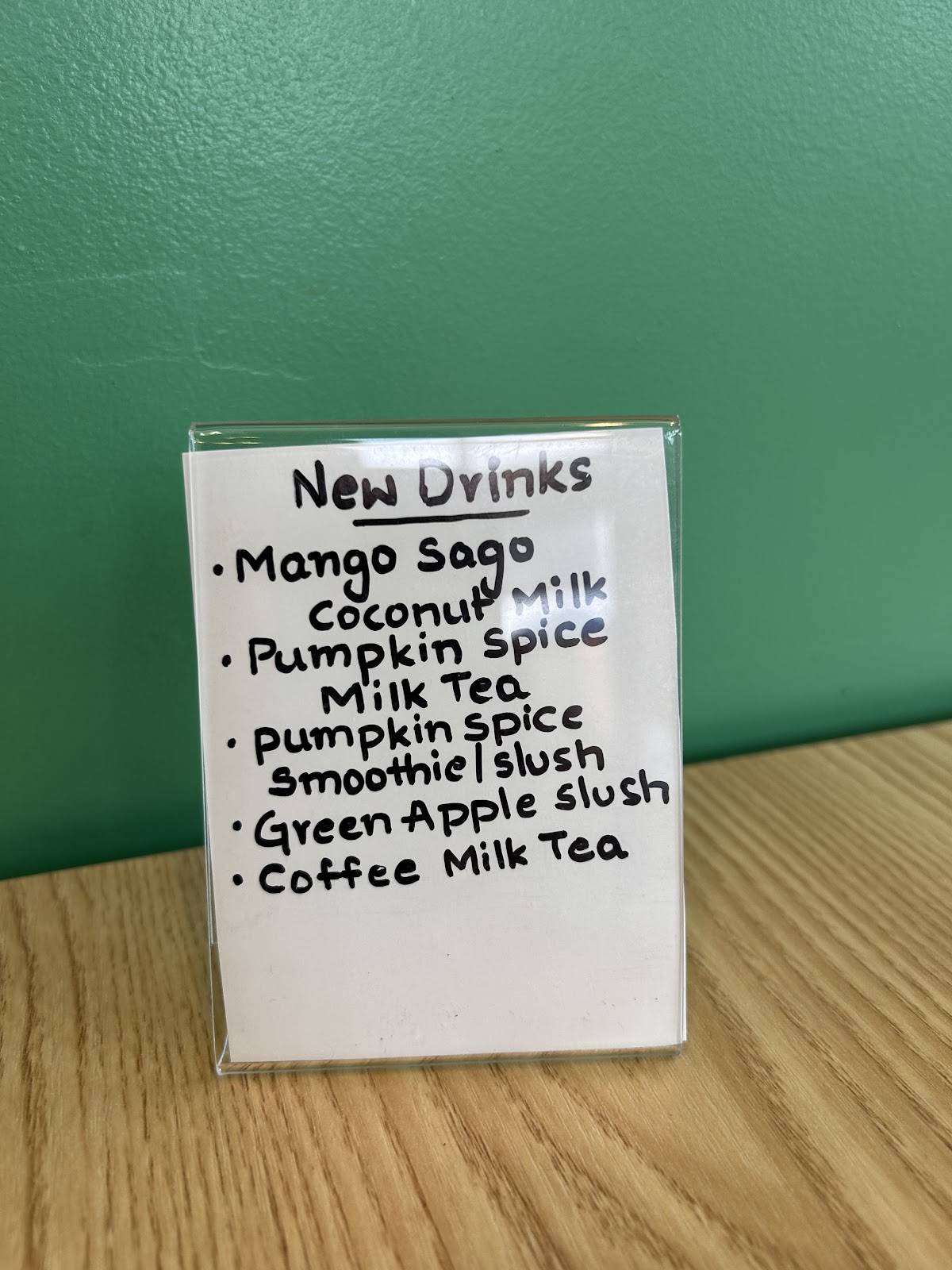 Menu at Poke One restaurant, St. Louis