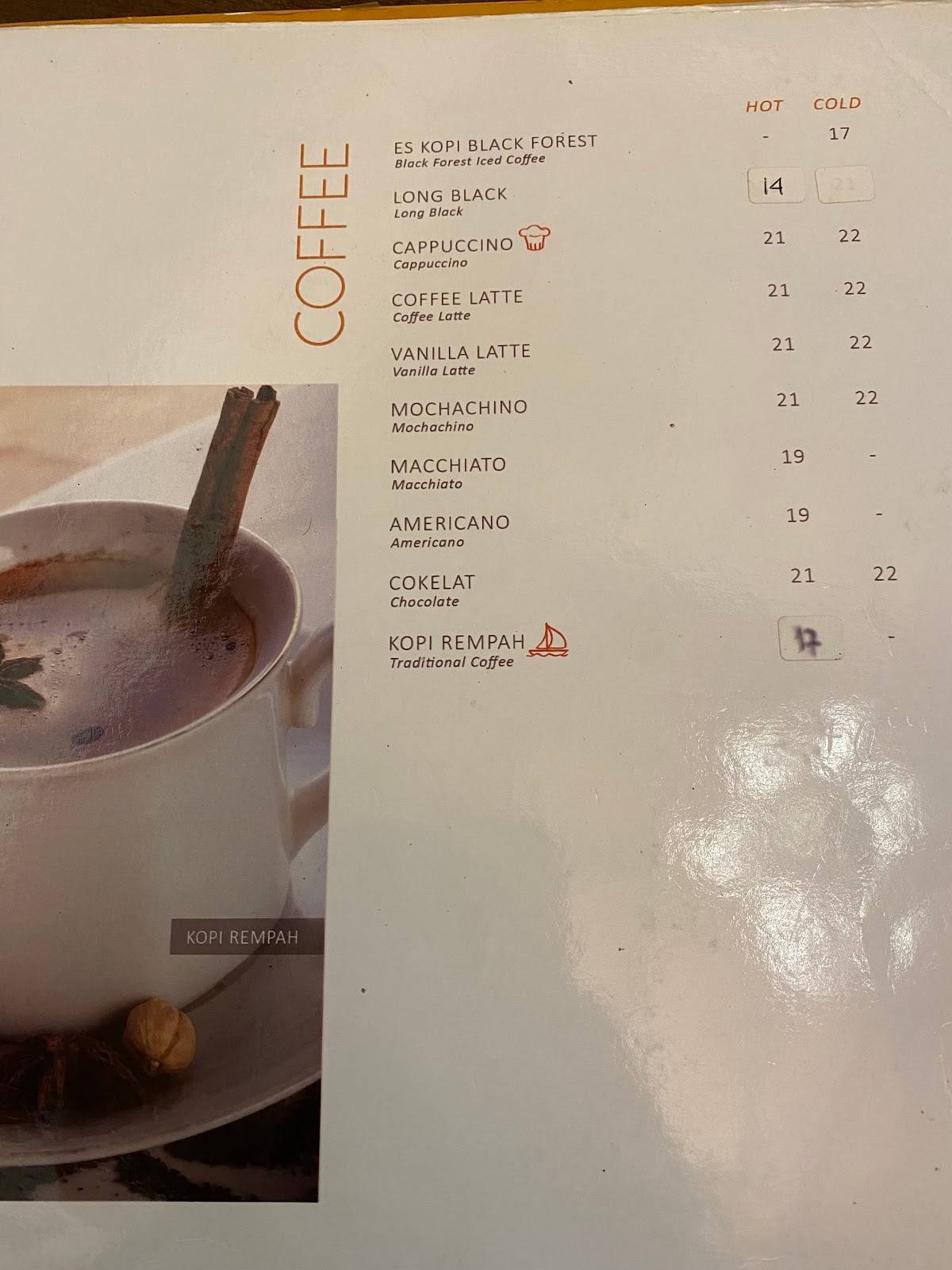 Menu at Restaurant Pondok Kampoeng Nelayan, Kediri