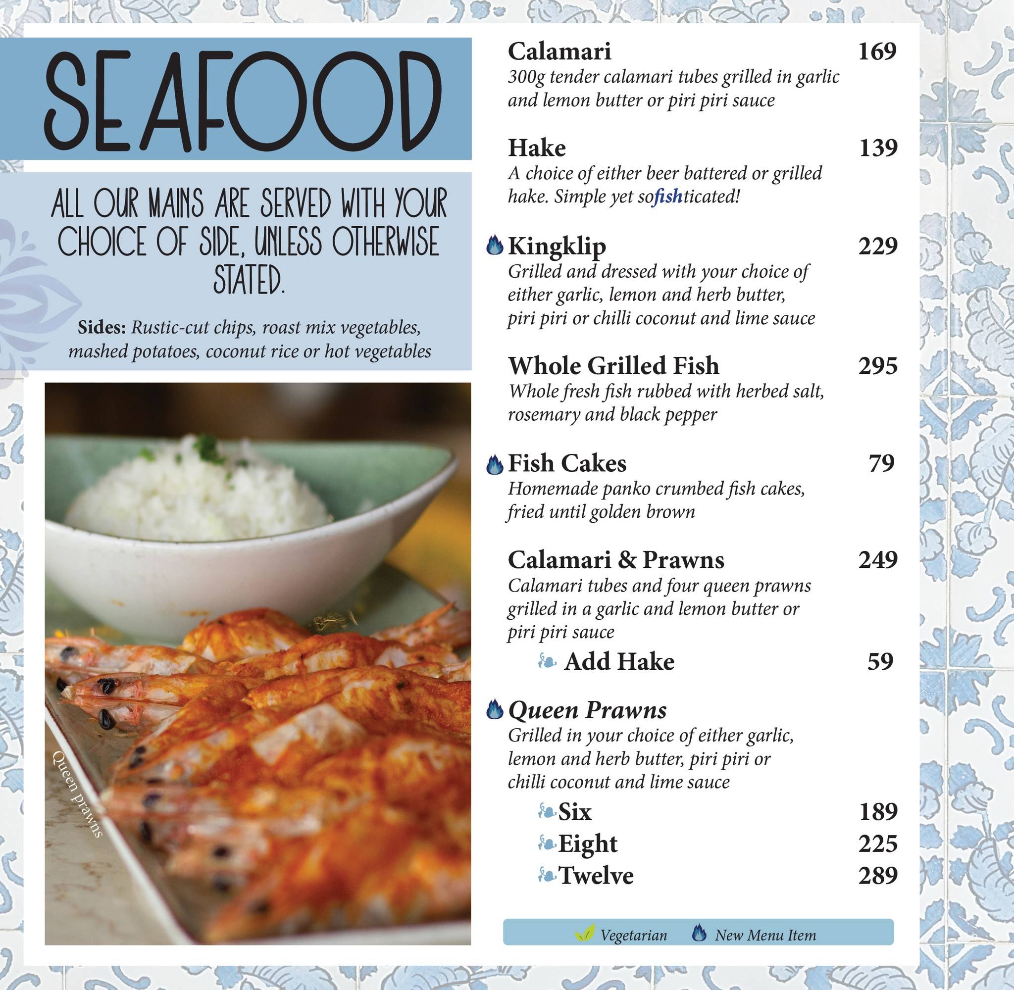 Menu at Ponta - Portuguese Inspired Food Restaurant, South Africa