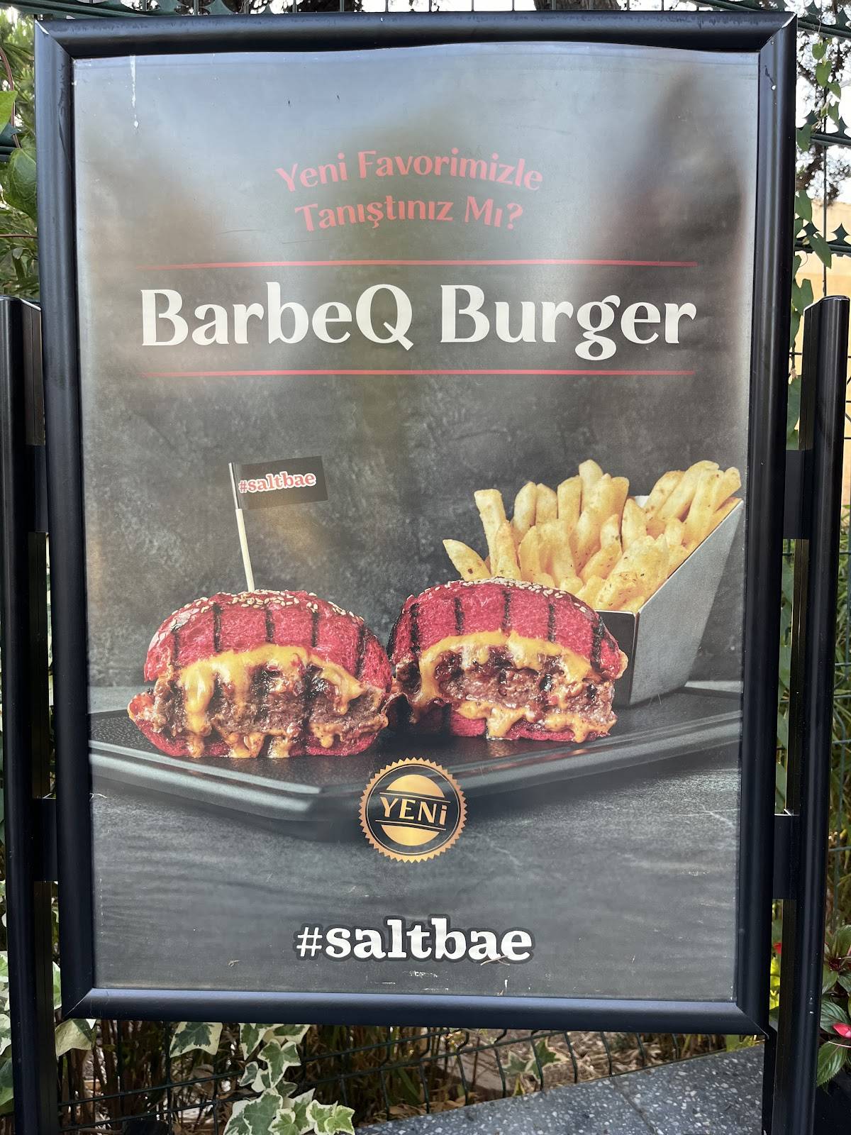 Menu at Saltbae Burger Caddebostan, Istanbul, Caddebostan Mah