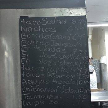 Carta del restaurante Taqueria Merlo, Avon Park