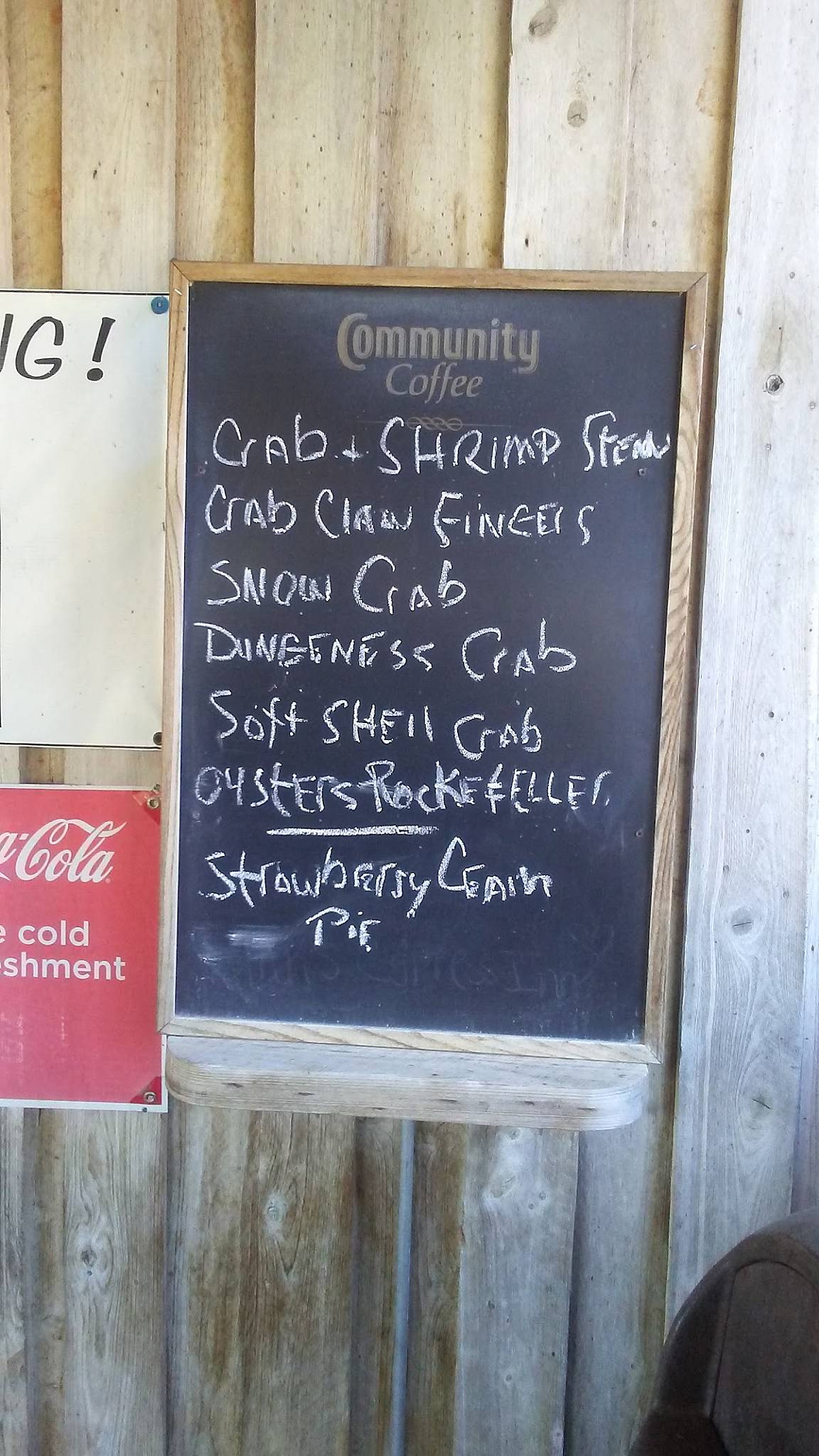 Menu at Tunk's Cypress Inn restaurant, Alexandria, LA-28