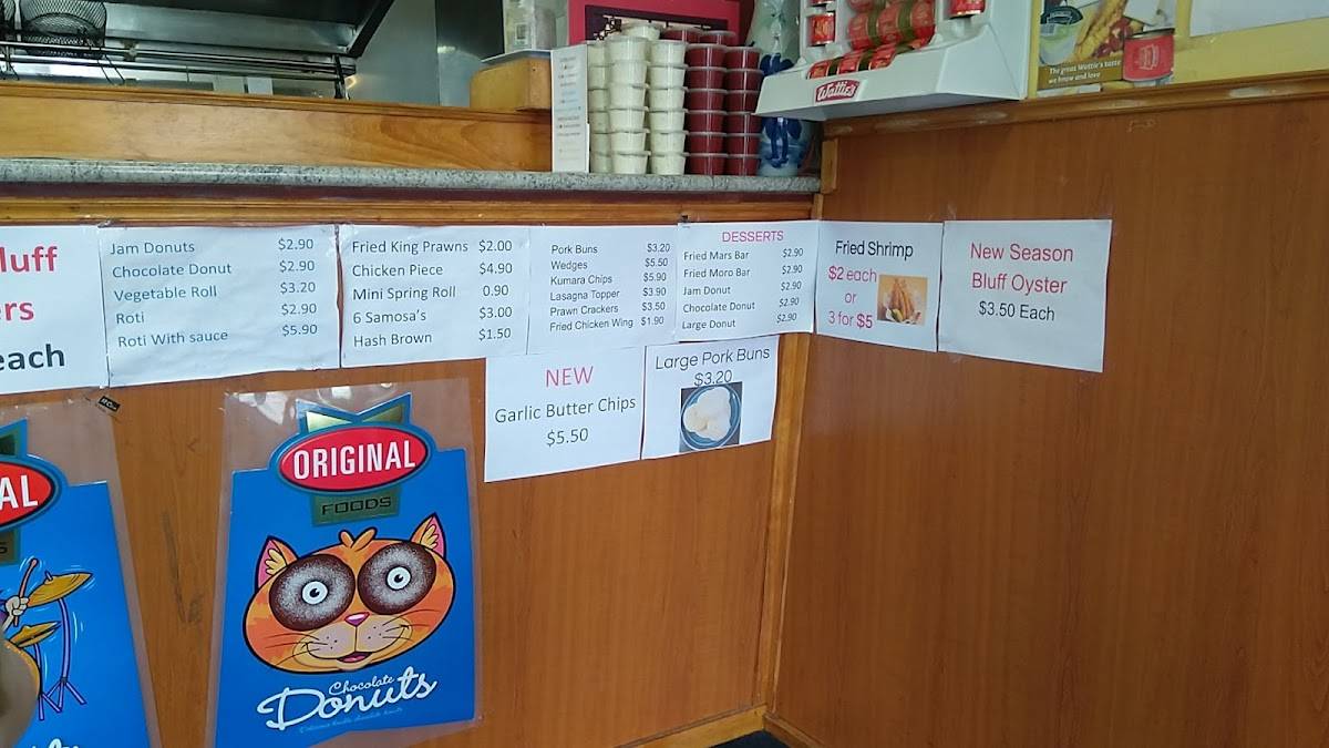 Menu at Whitby Chinese Takeaway restaurant, Wellington
