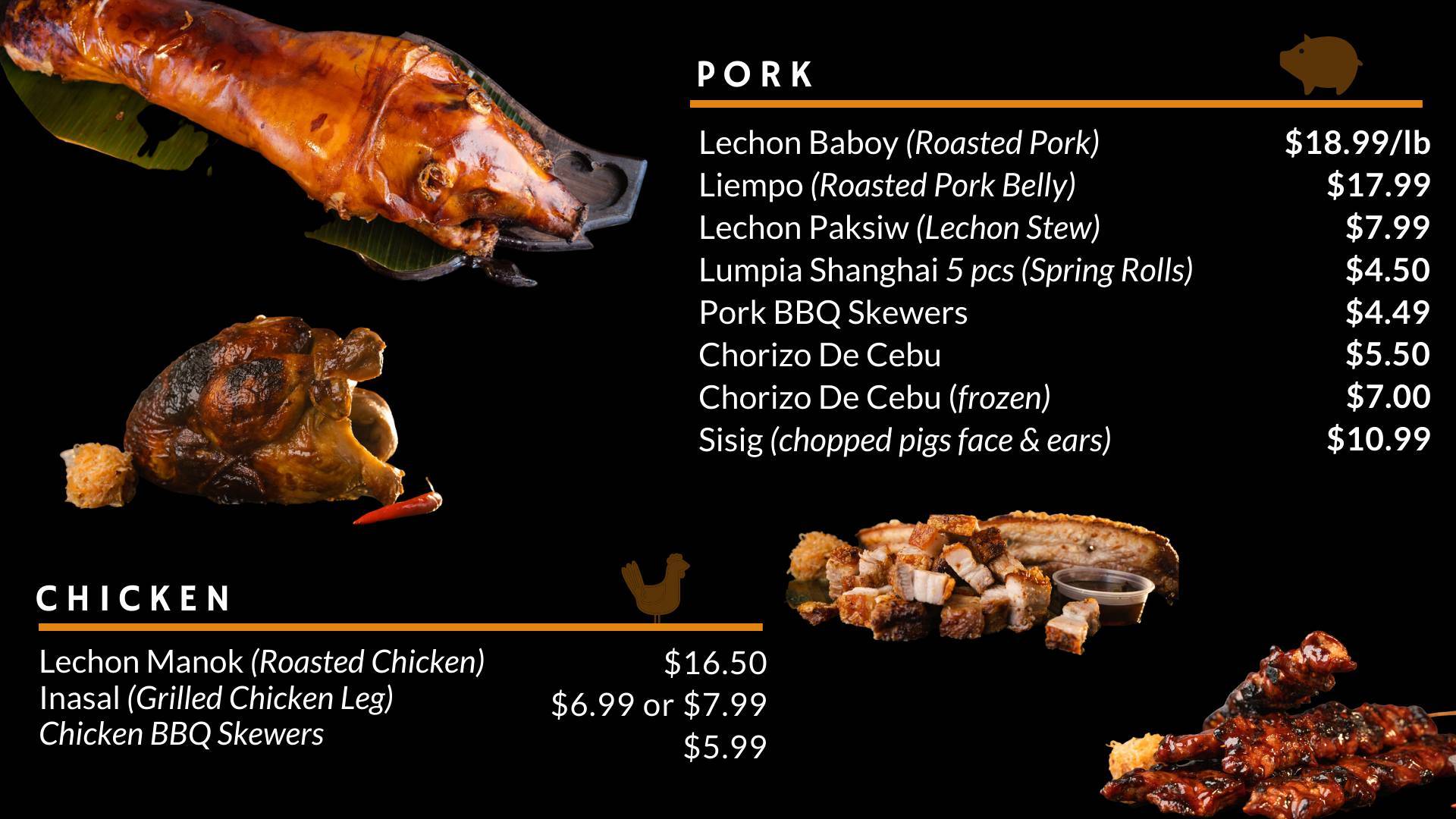 Menu at Wilson's Haus of Lechon - North York Branch restaurant, Toronto ...