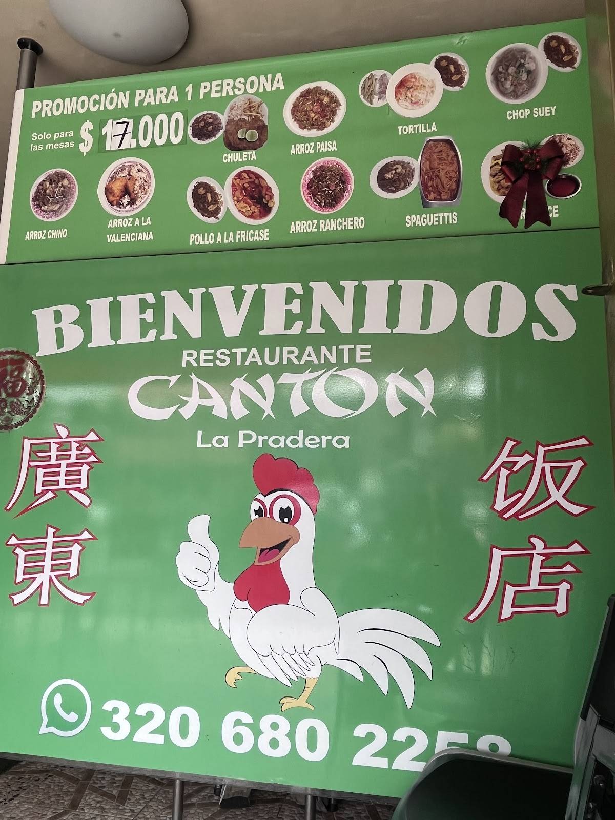 Menu at Restaurante Canton Chino, Dosquebradas