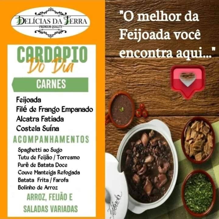 Menu em Delícias Da Terra restaurante, Tambaú