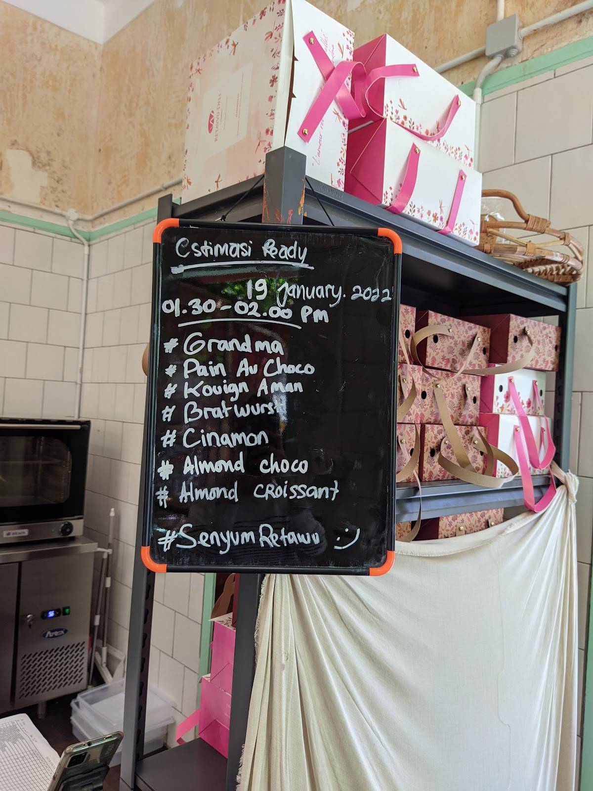 Menu at Retawu Deli cafe, Malang