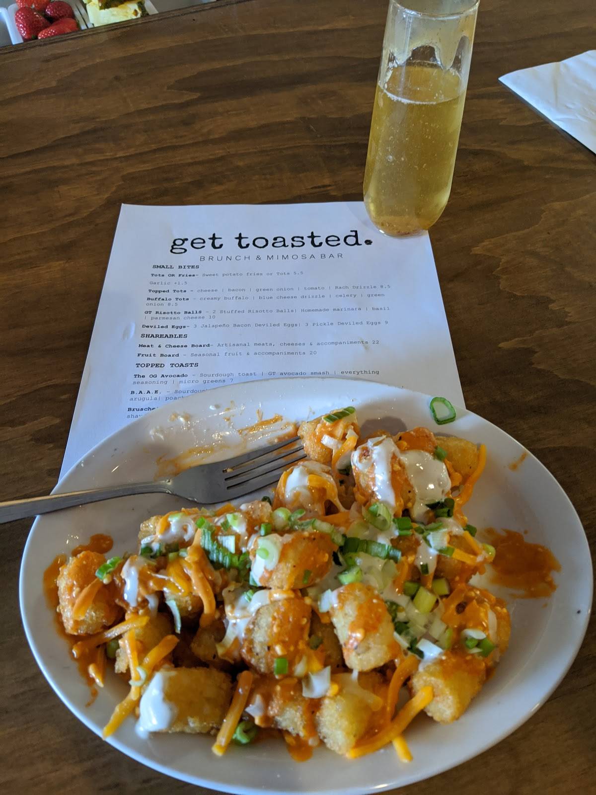 Menu at Get Toasted restaurant, Riverbank