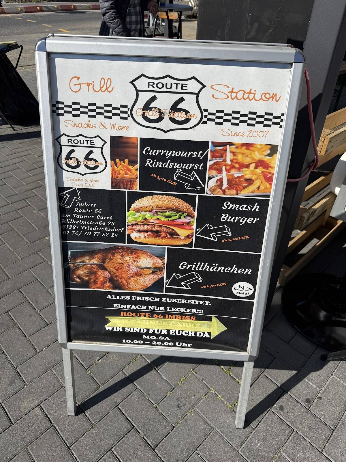 Speisekarte von Route 66 Grillstation restaurant, Langen (Hessen)