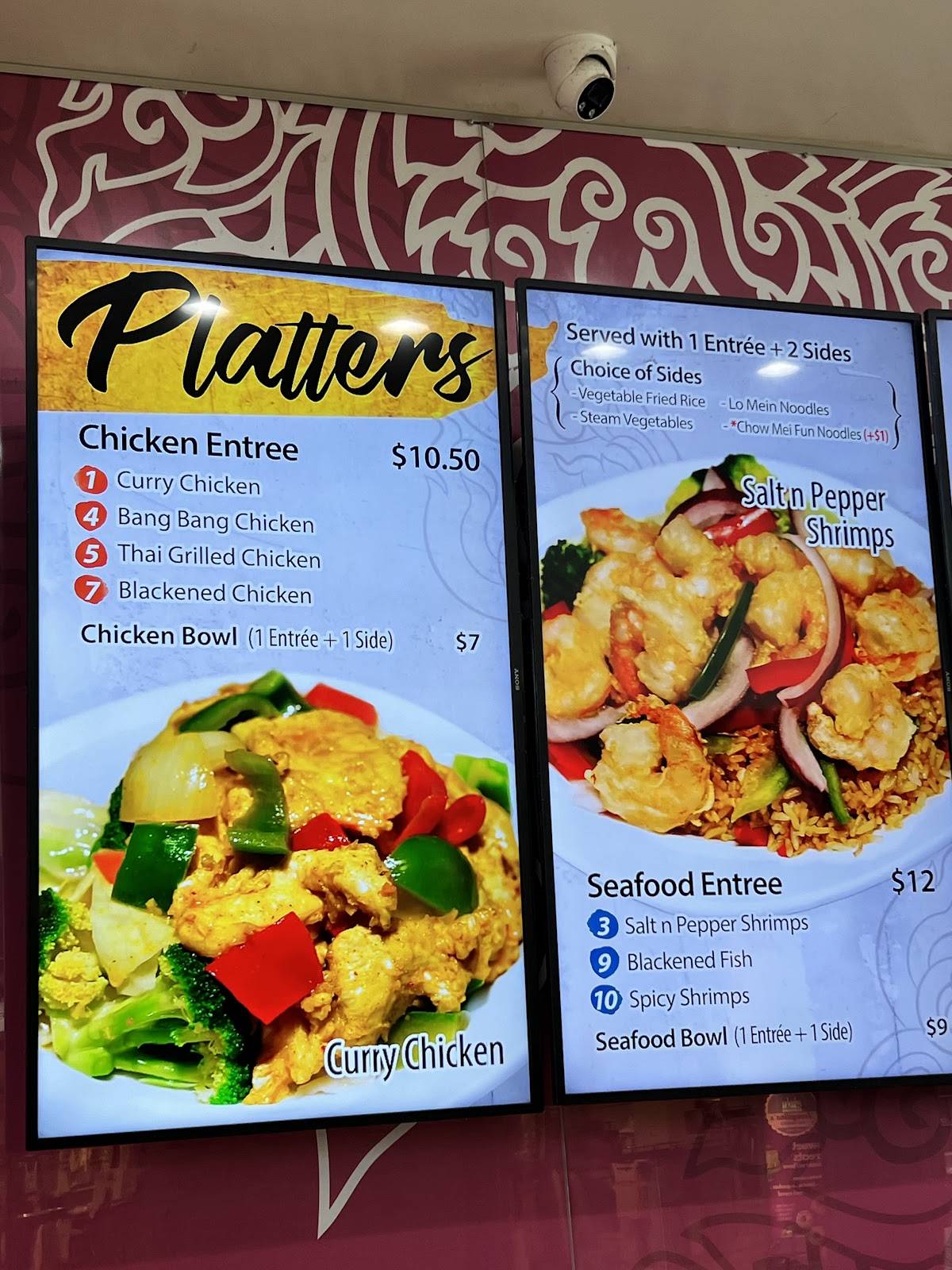 Menu at Ruby Thai Kitchen restaurant, Pike Creek, 132 Christiana Mall