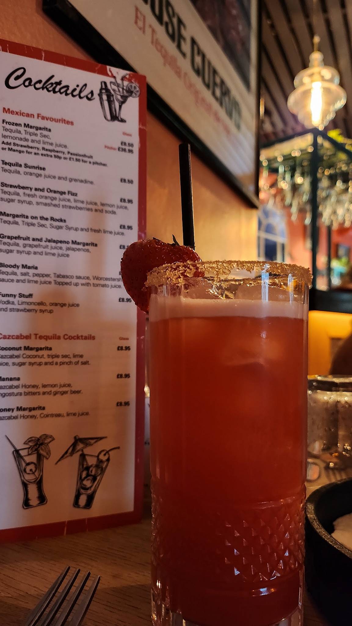 Menu at La Casa Loco restaurant, Rugby