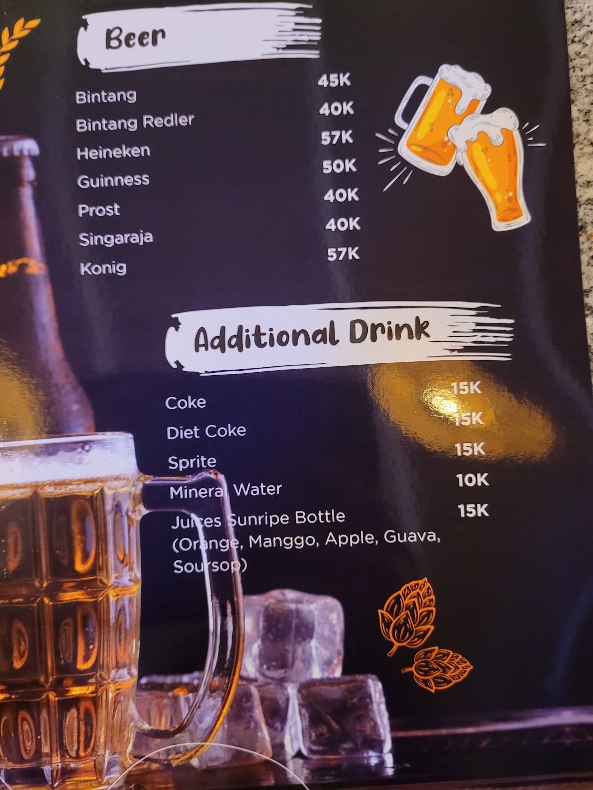 Menu at SUDUT PETA COFFEE, West Jakarta