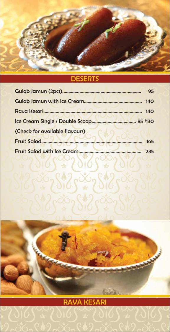 Menu at Sagar Express, Khatoo