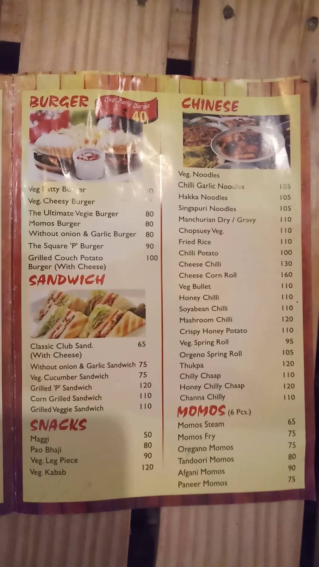 Menu at Oregano, Saharanpur, Shop No 1 Mission Market