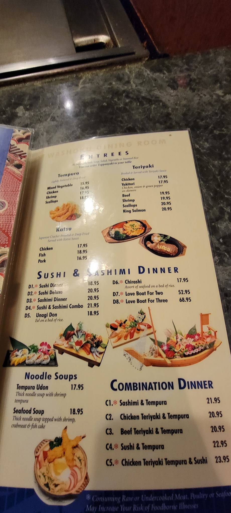 Menu at Sake Japanese Steak House & Sushi Bar., Dayton, Miller Ln