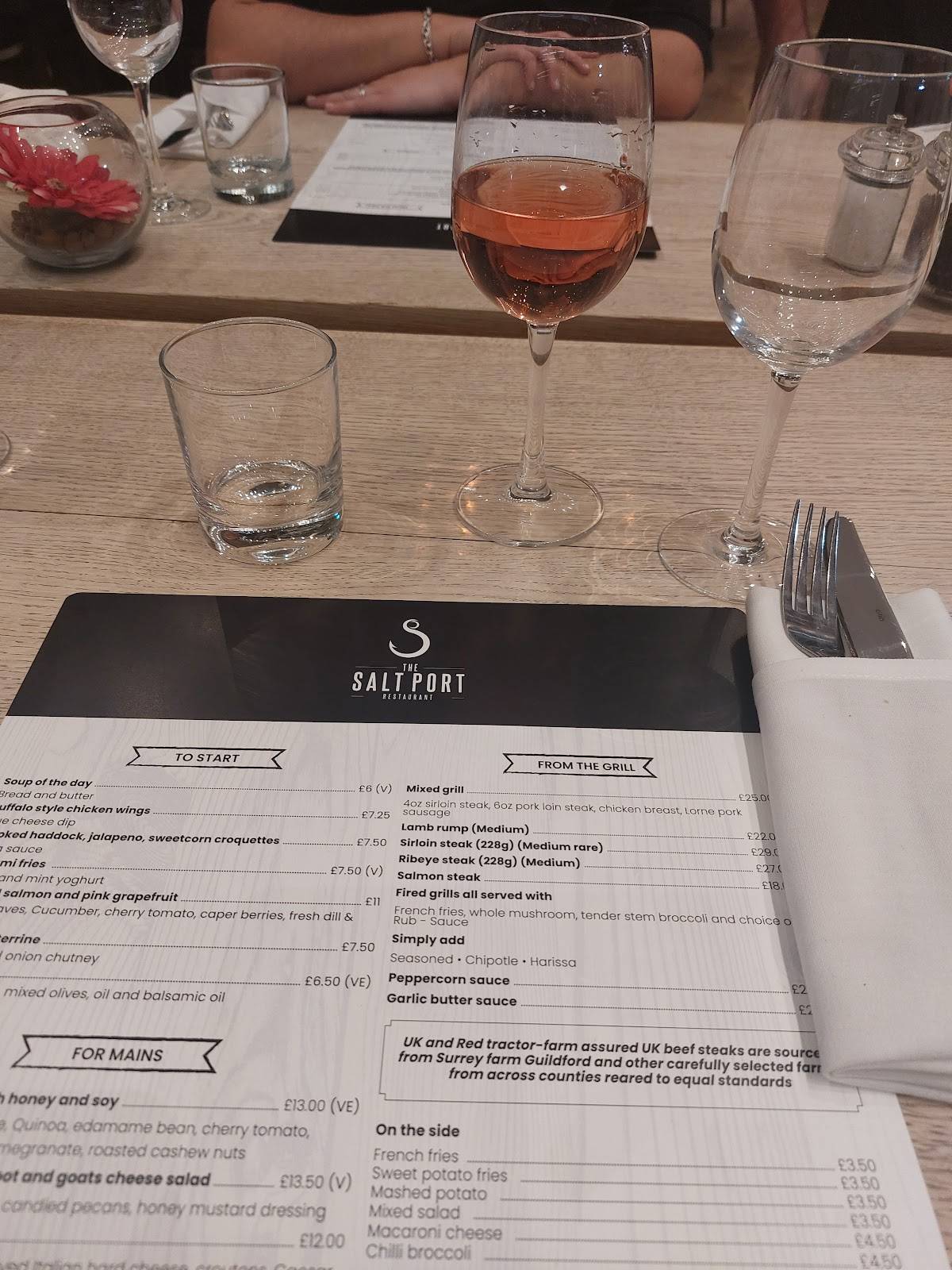Menu at Salt Port Restaurant & Deli, London