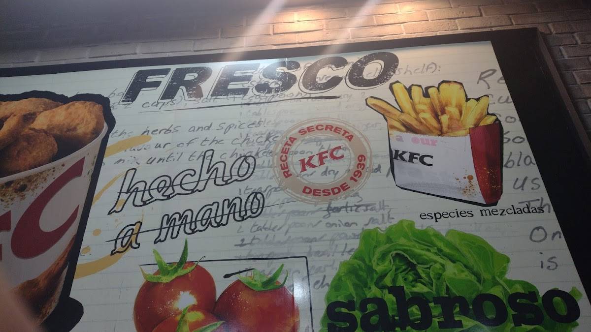 Carta del restaurante KFC Mirasierra, Saltillo, Blvd. Fundadores