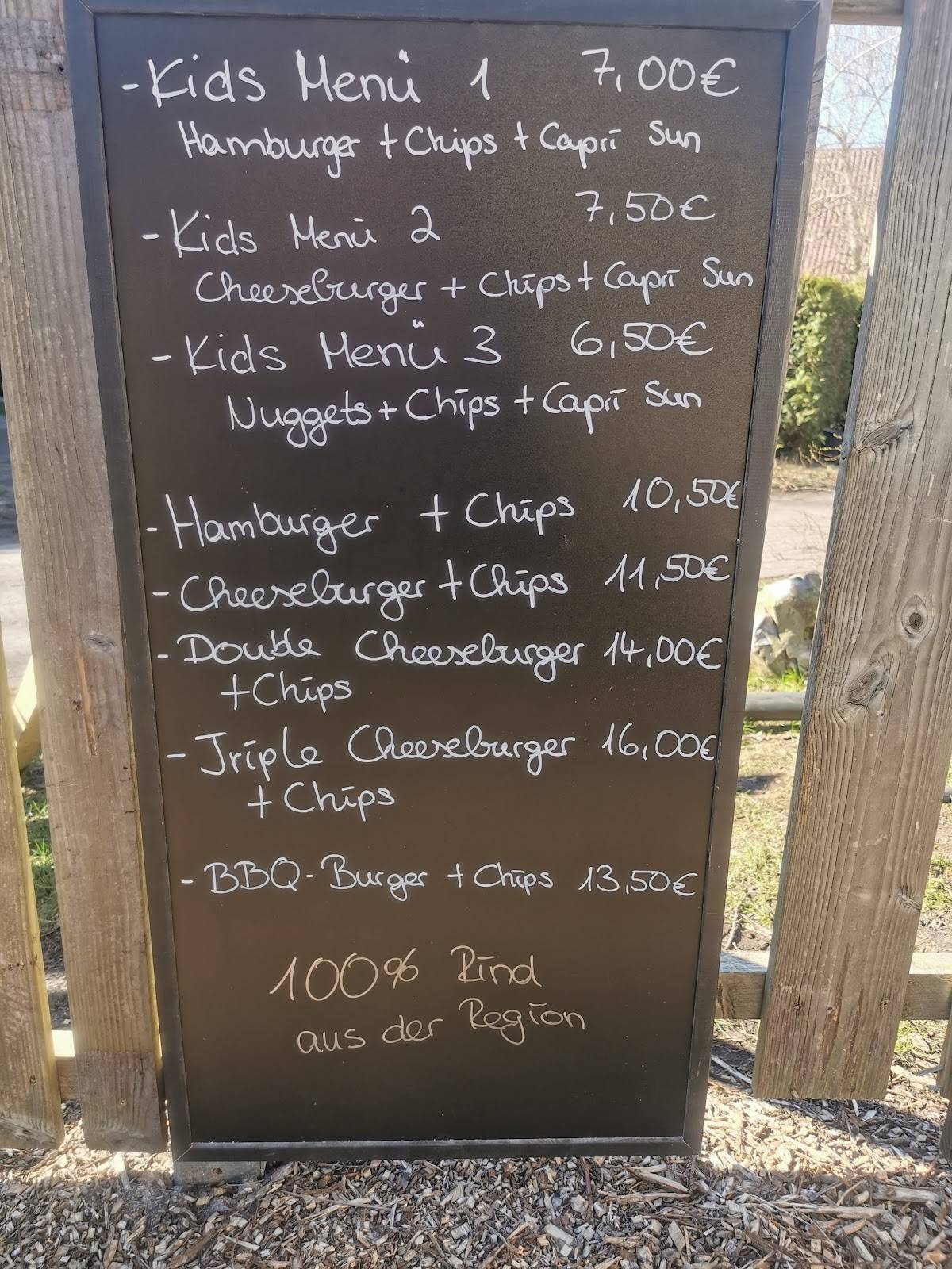 Speisekarte von Sam's Burger -Food Truck- restaurant, Hemmoor