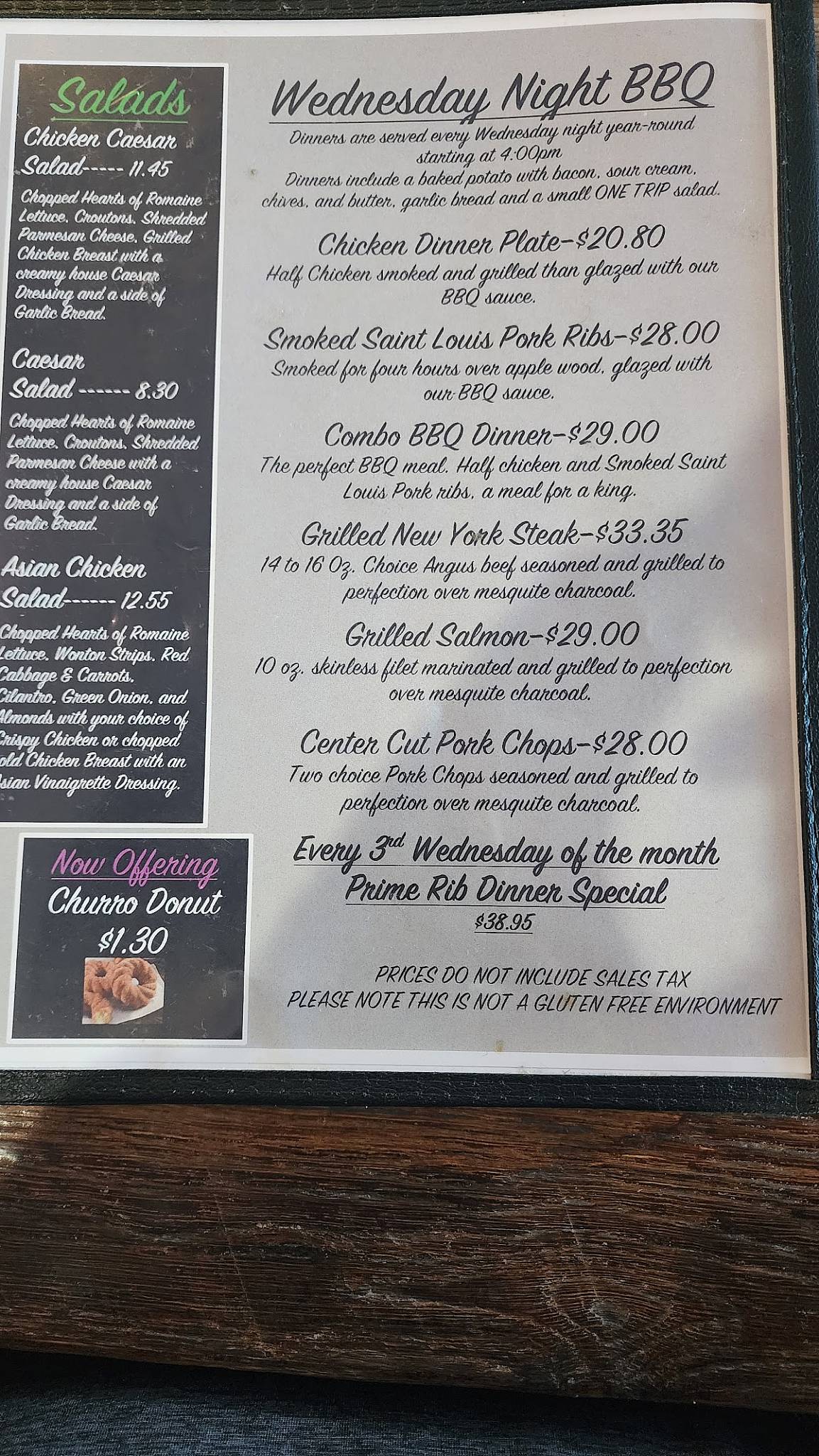 Menu at High Five Pizza BBQ, San Jose, 171 Branham Ln