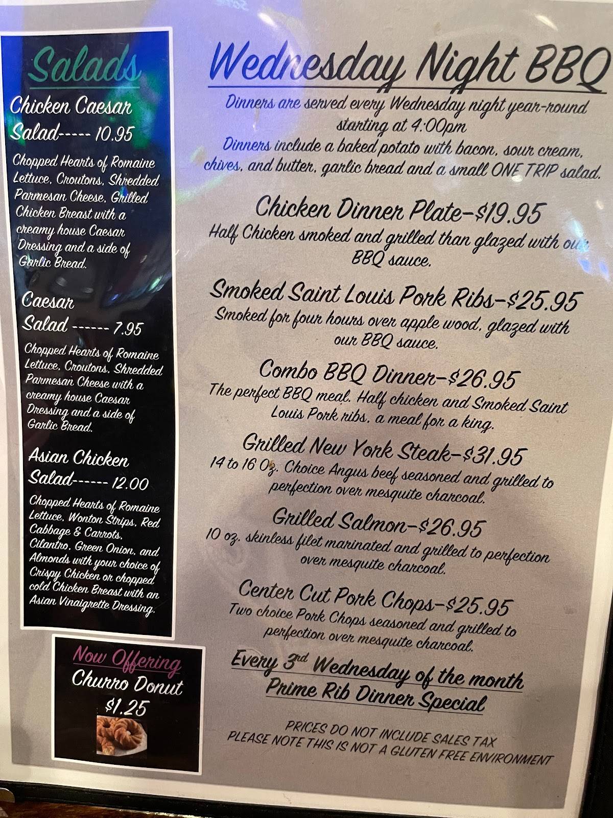 Menu at High Five Pizza BBQ, San Jose, 171 Branham Ln
