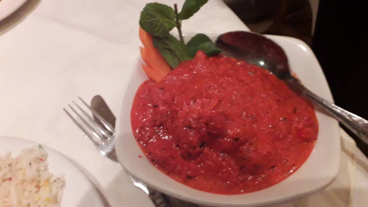 Menu at Sanam restaurant, Alfreton