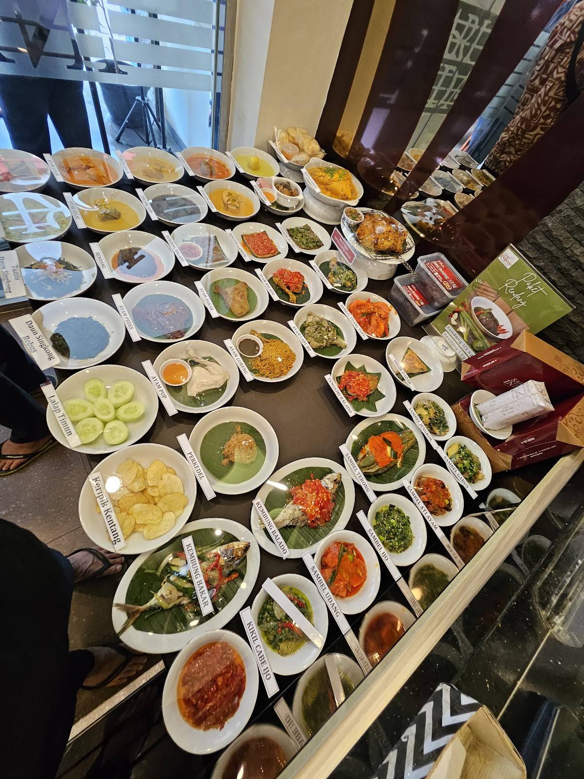 Menu at Sari Indah restaurant, South Jakarta, Jl. Wolter Monginsidi No.7 5