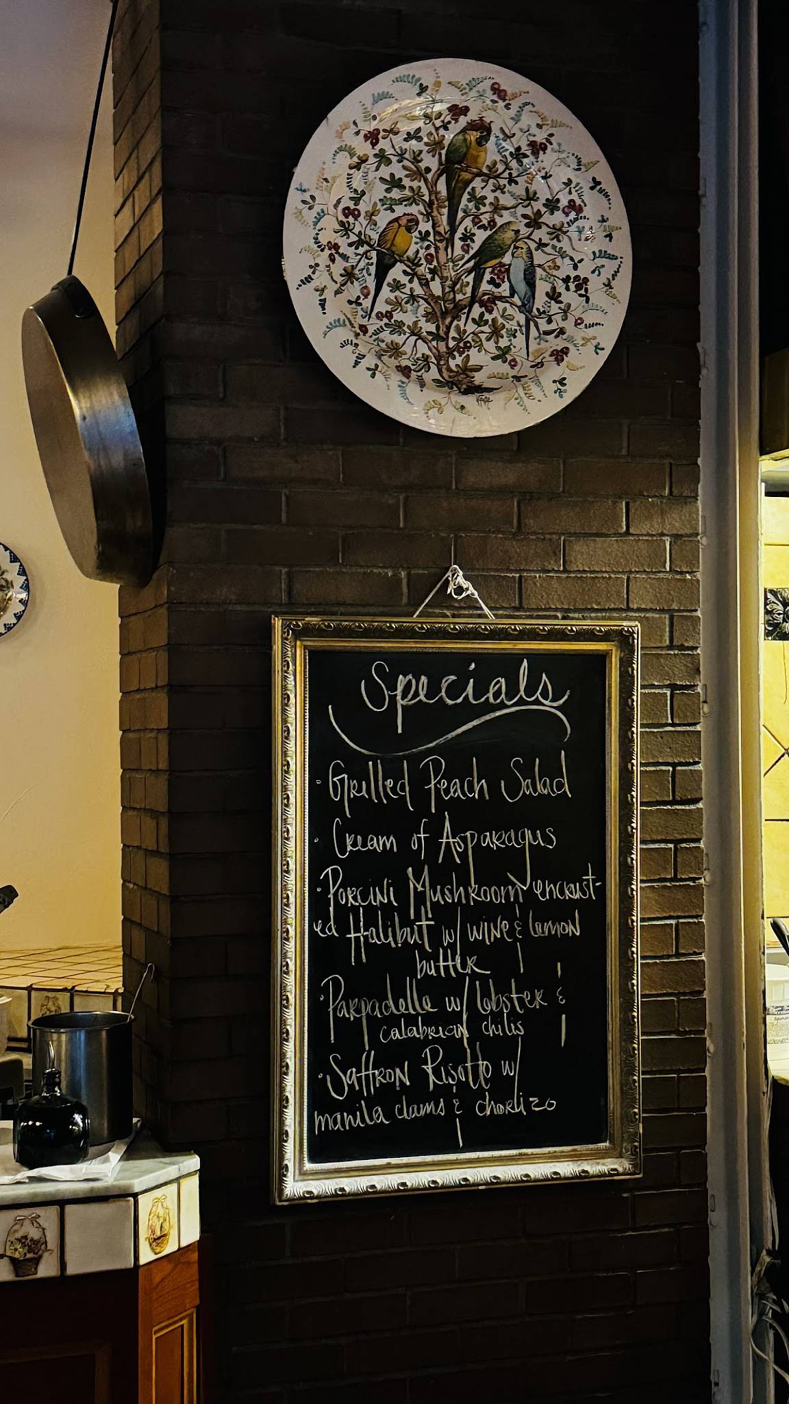Carta del restaurante Il Terrazzo Carmine, Seattle