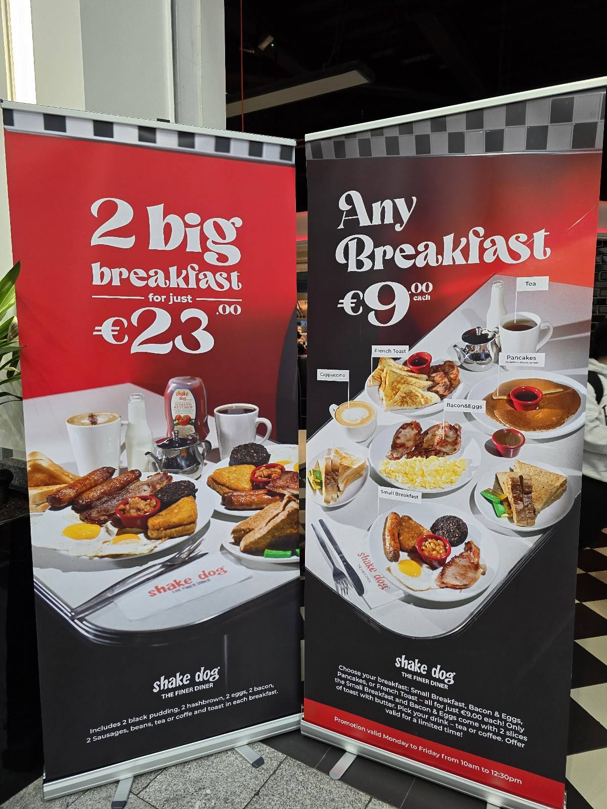Carta del restaurante Shake Dog The Finer Diner, Dublin
