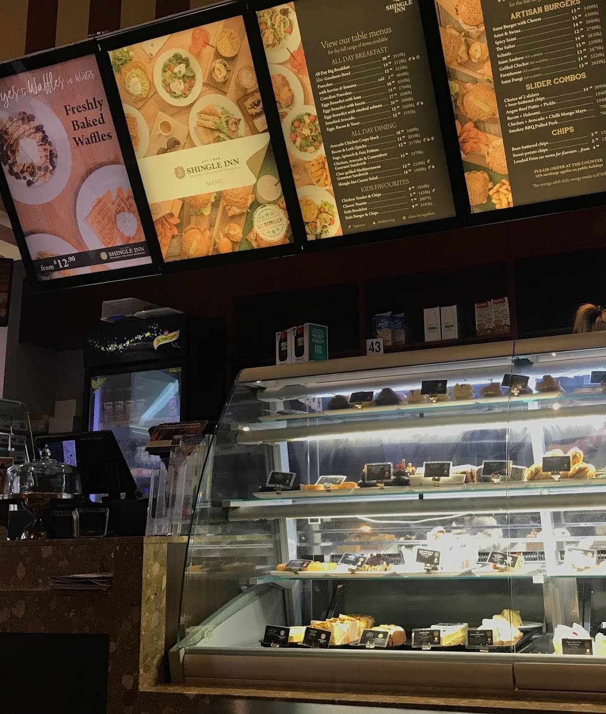 Menu at Shingle Inn Brookside restaurant, Mitchelton, Brookside ...