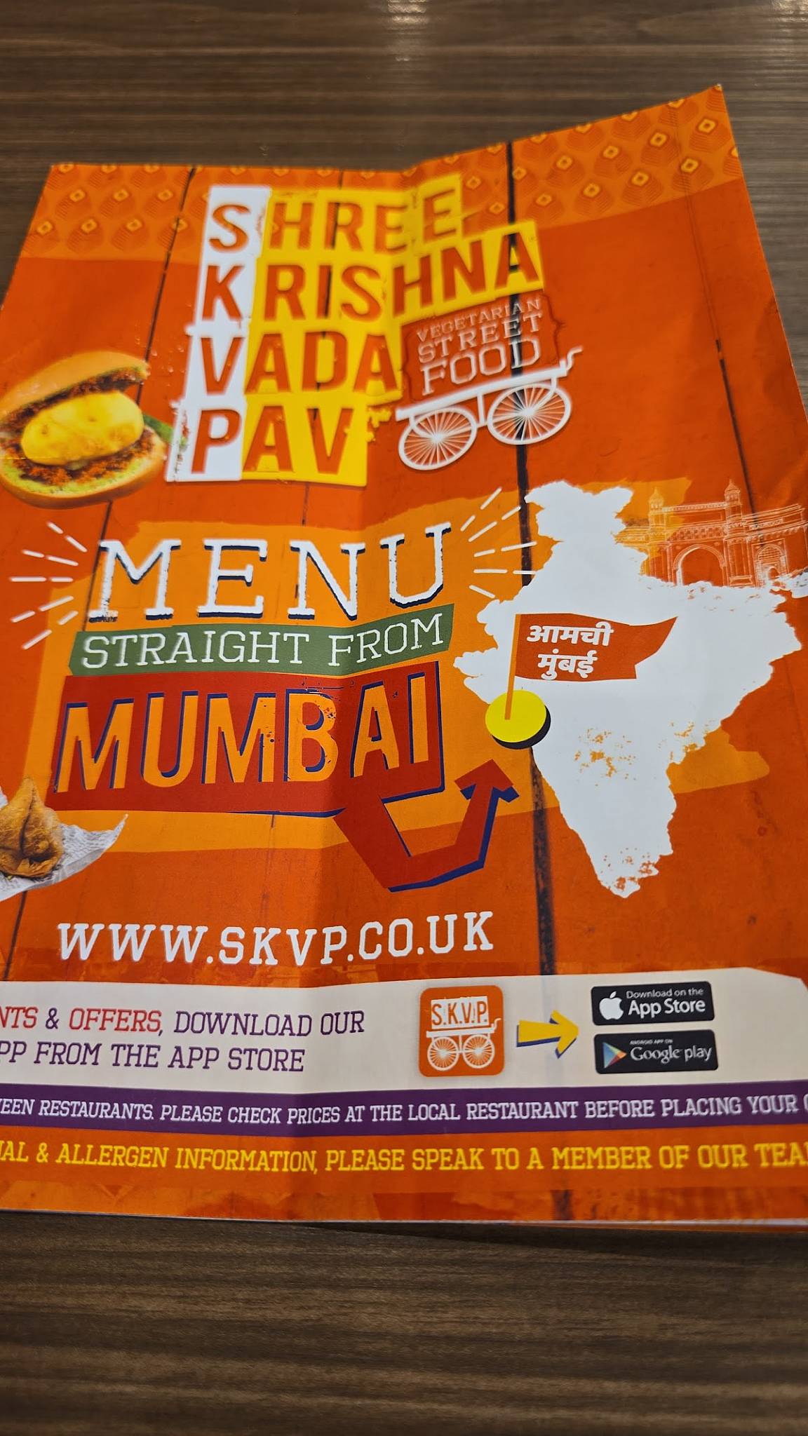 Menu at Shree Krishna Vada Pav (SKVP) - Reading restaurant, Reading