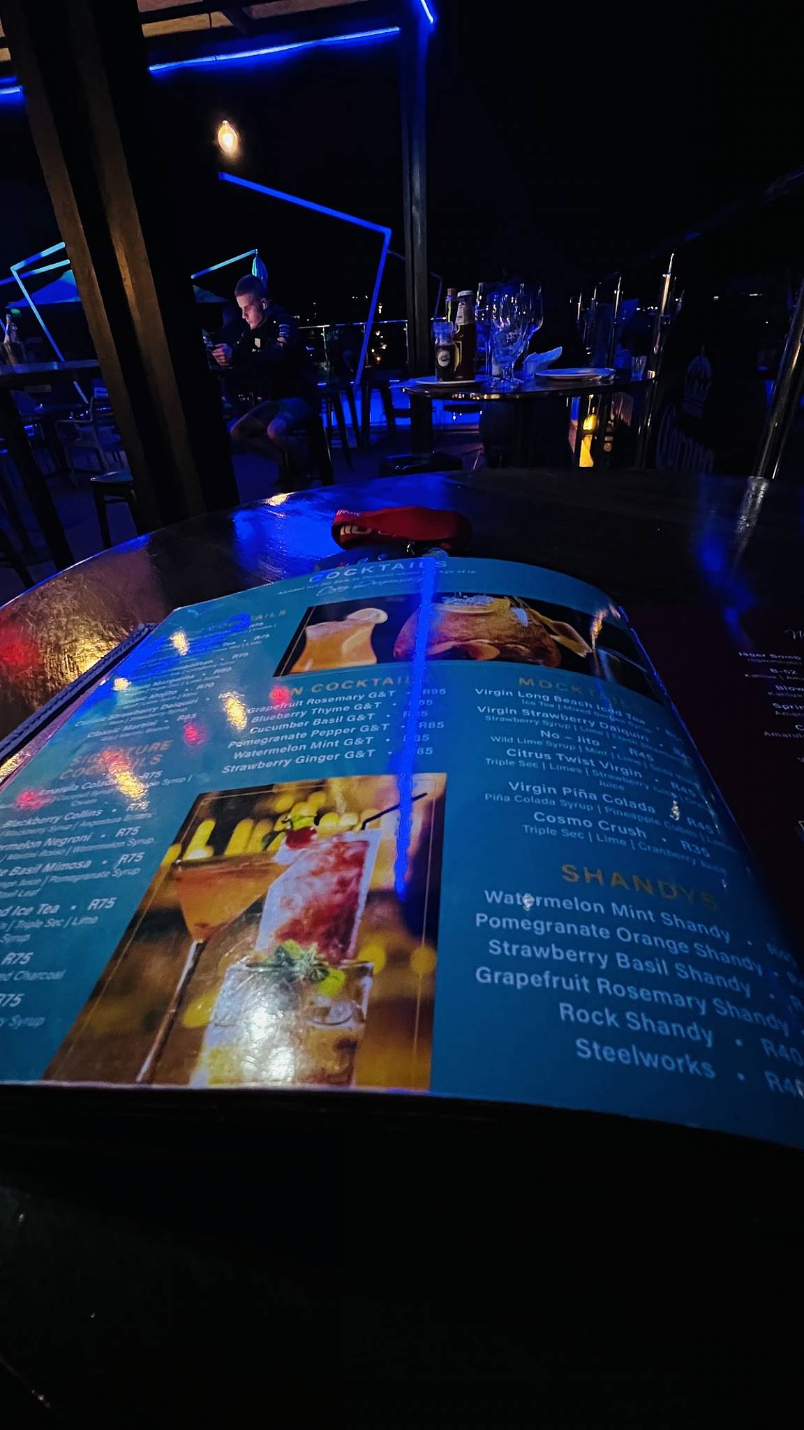 Menu at Skyline Rooftop Restaurant, Bar and Lounge, Pretoria