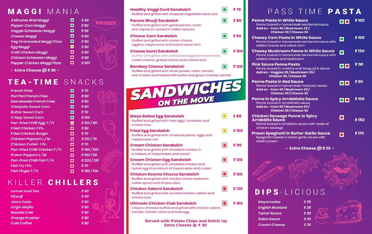Menu at Snack Eat Out, Baranagar