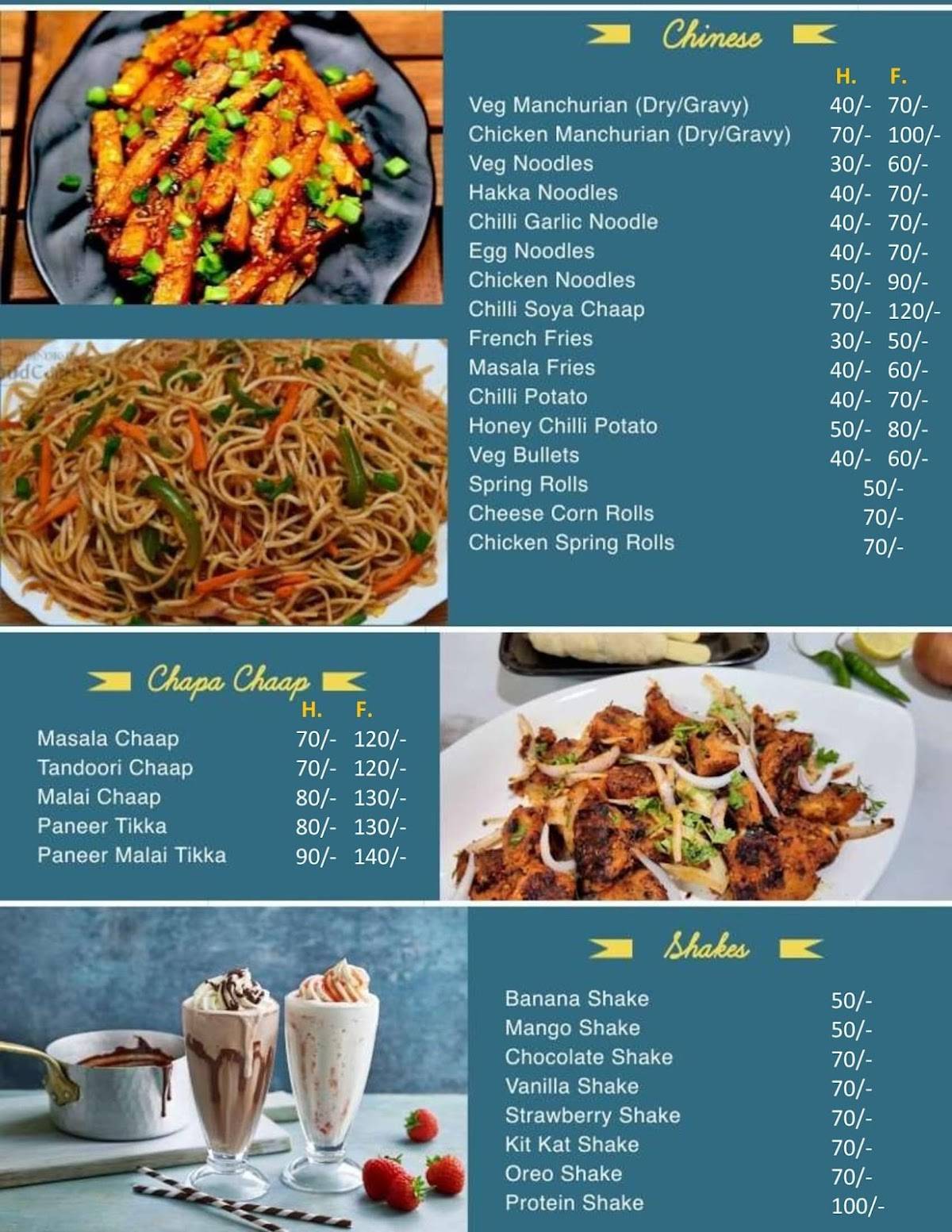 Menu at Snack Republic, Gurugram