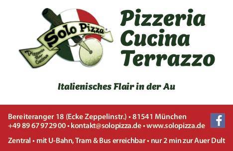 Menu at SOLO PIZZA, Großrosseln