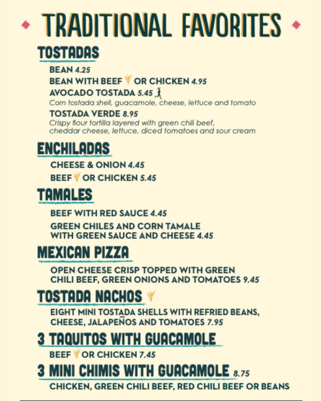 Menu at Someburros restaurant, Chandler, 3461 W Frye Rd