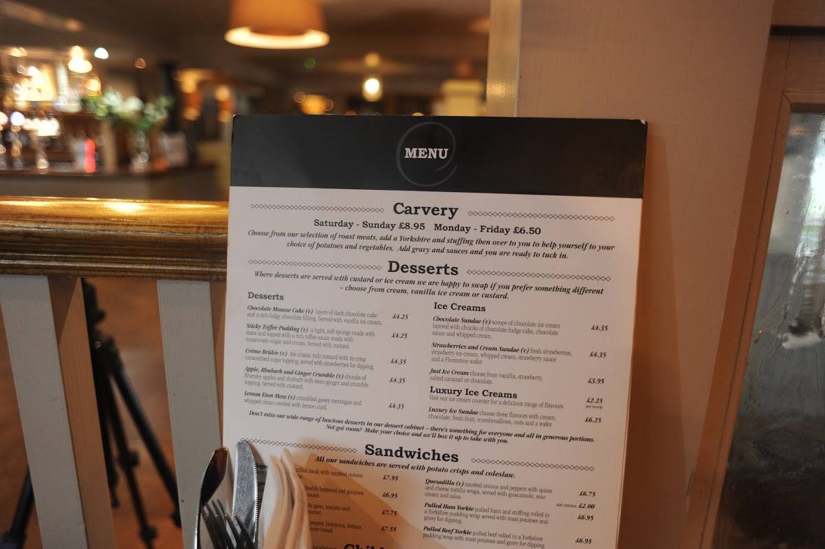 Menu at The Richmond pub & bar, Southport, 234 Scarisbrick New Rd