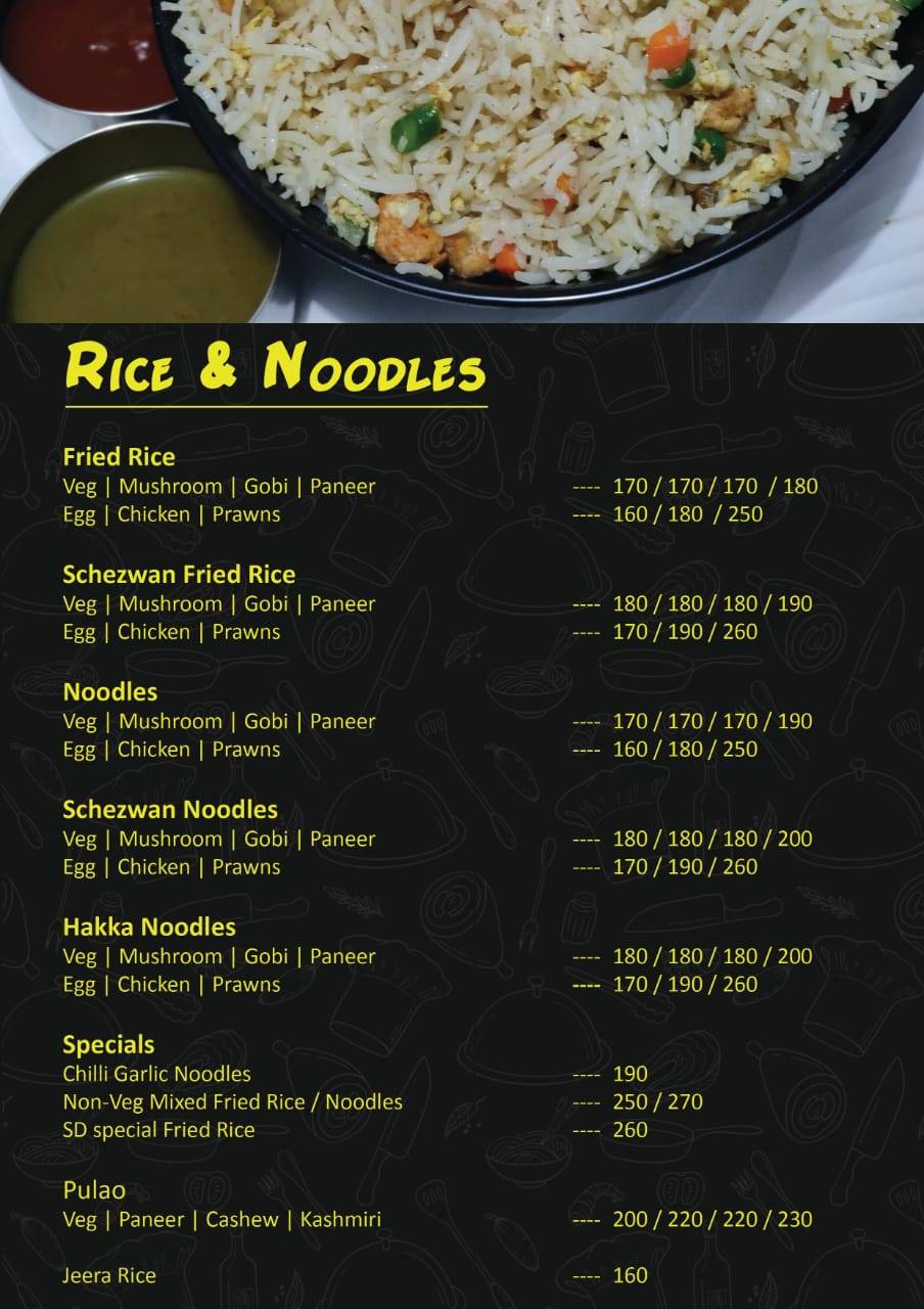 Menu at Spice And Dum Restaurant, Chennai