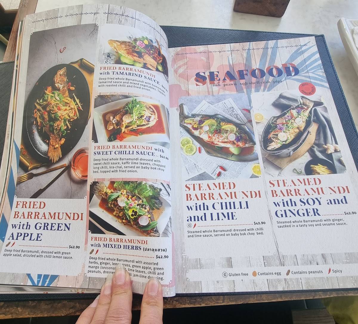 Menu at Spice Market restaurant, Karrinyup