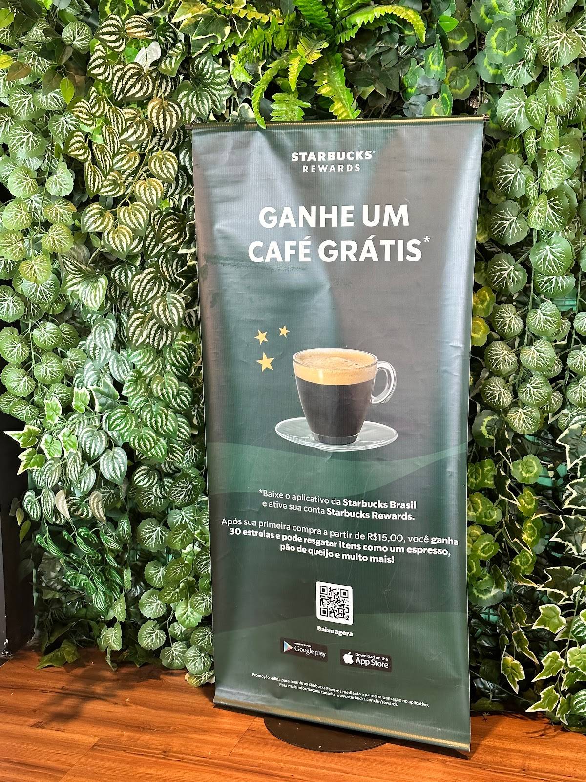 Menu em Starbucks restaurante, Itatiba