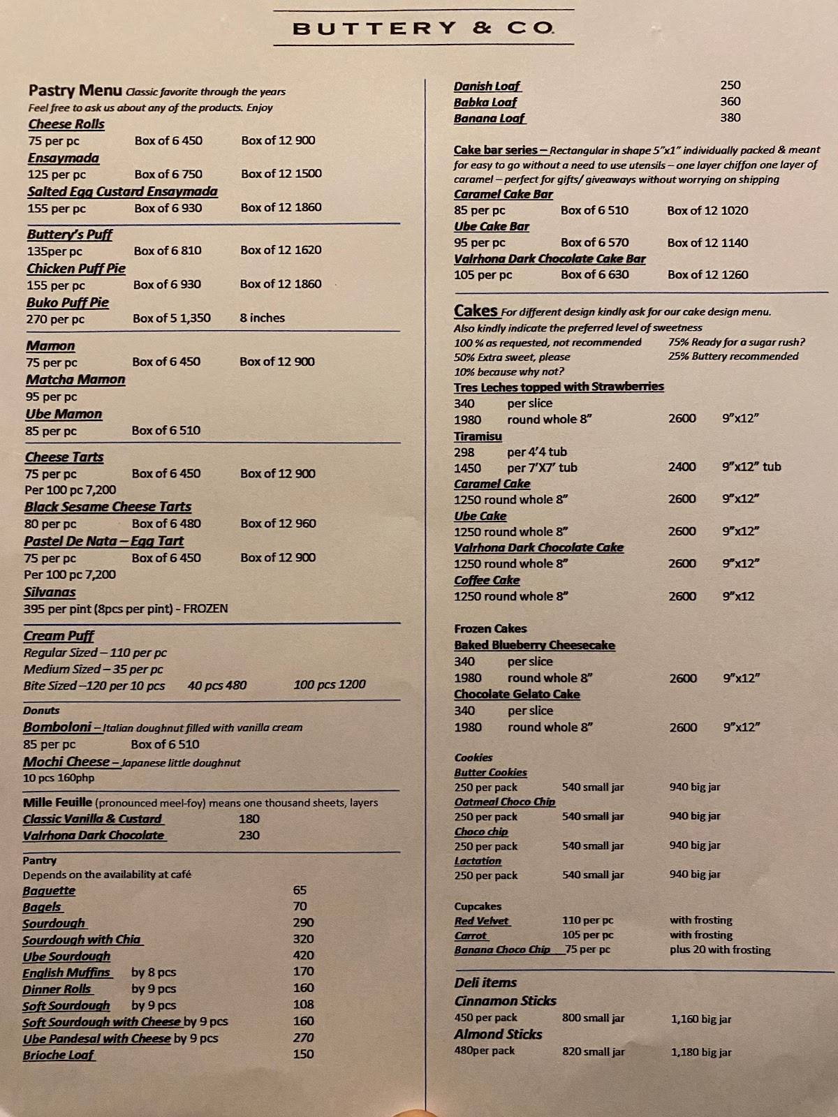 Menu at Bondi&Bourke steakhouse, Makati, Cattleya Condominium