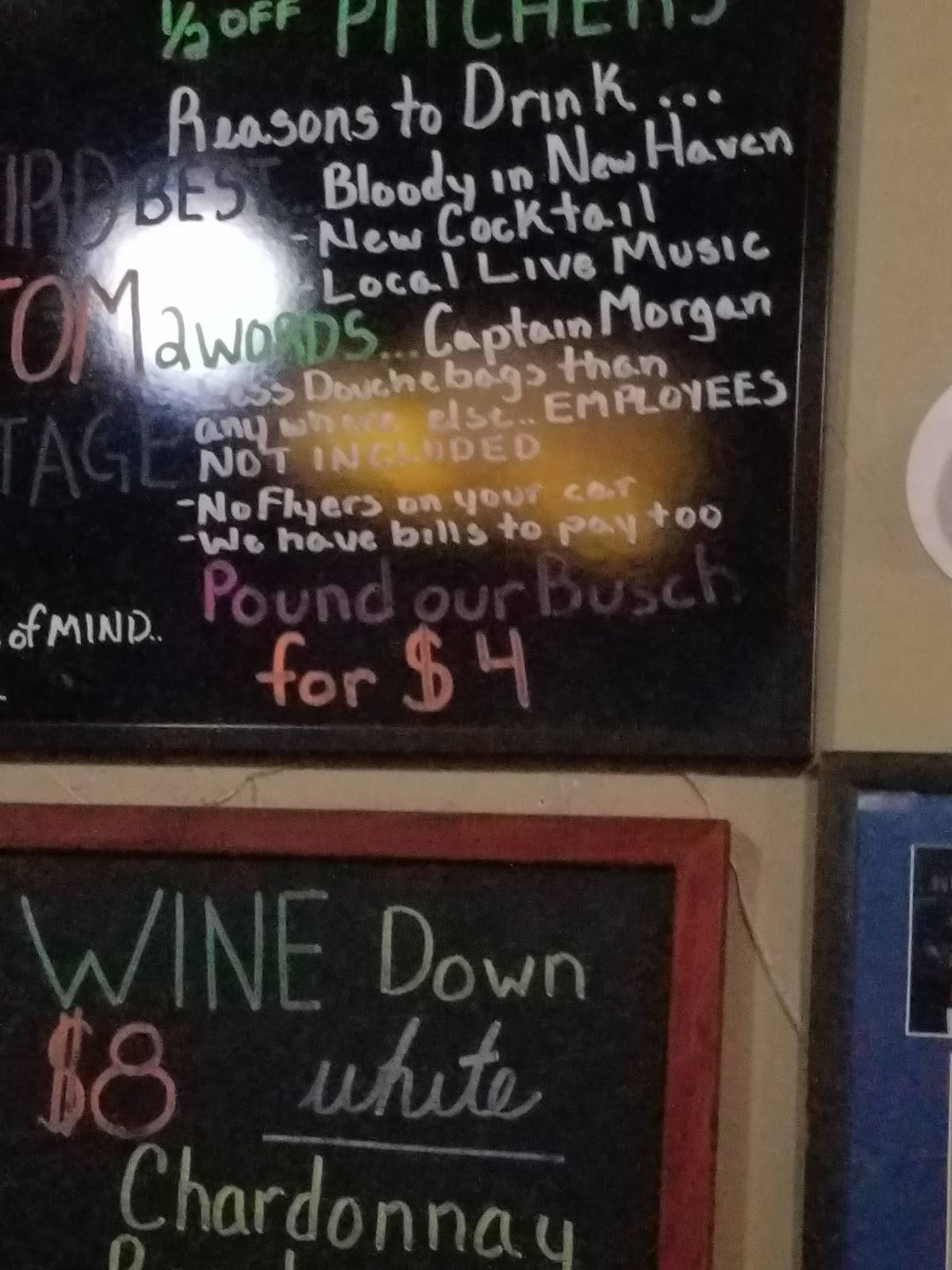 Menu at Stella Blues pub & bar, New Haven