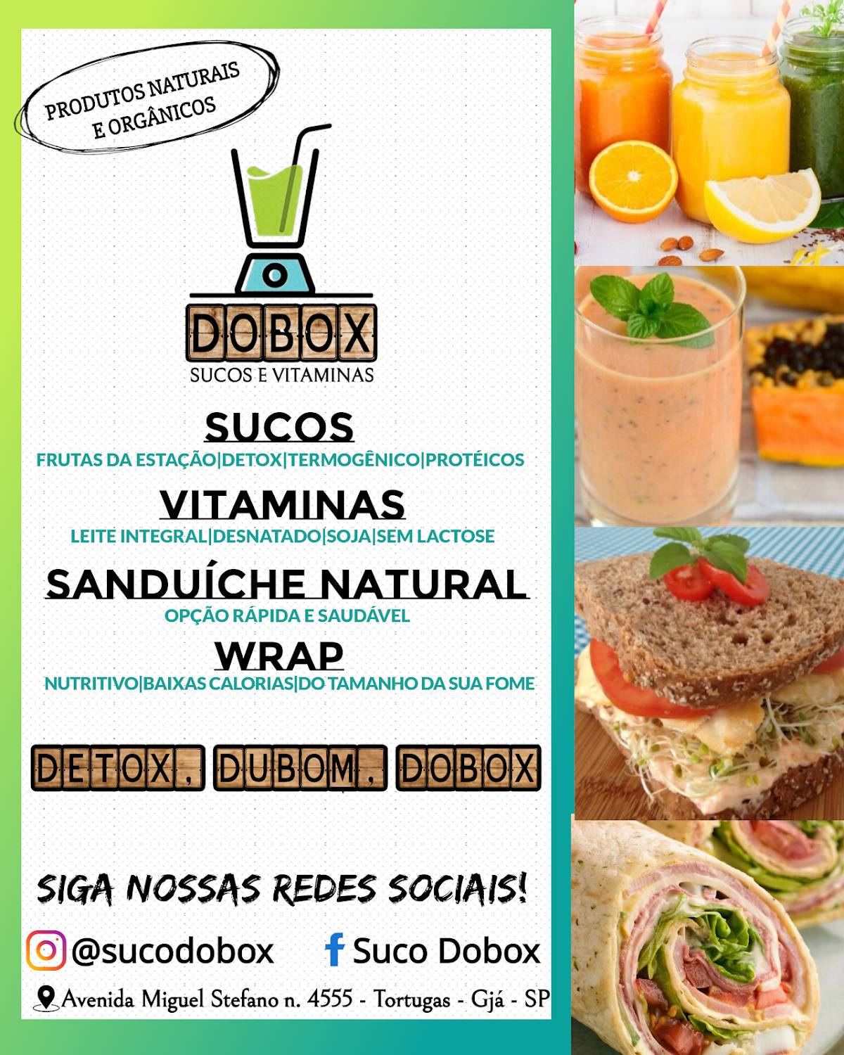 Menu em Suco Dobox pub & Bar, Guarujá