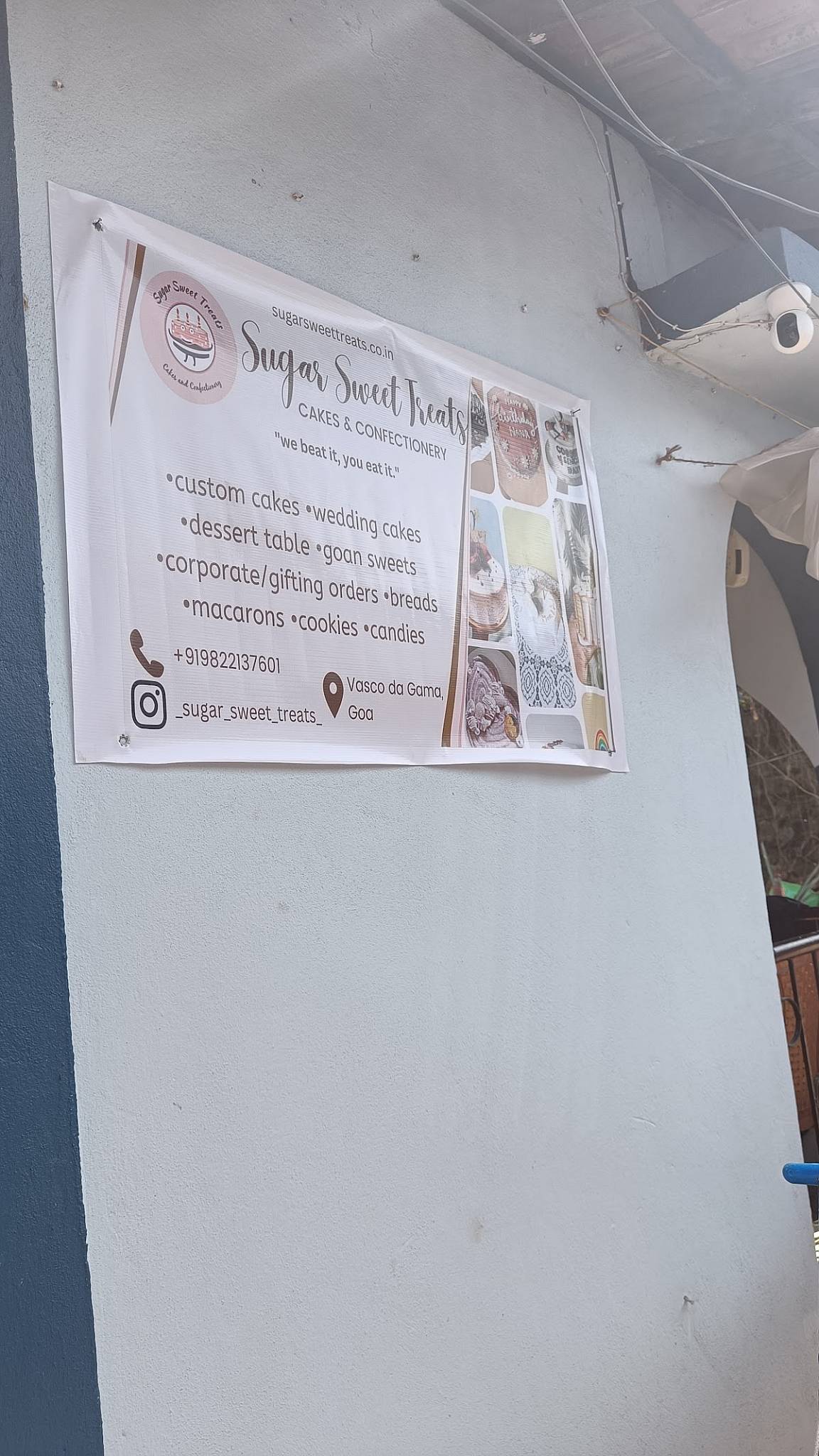 Menu at Sugar Sweet Treats, Vasco da Gama