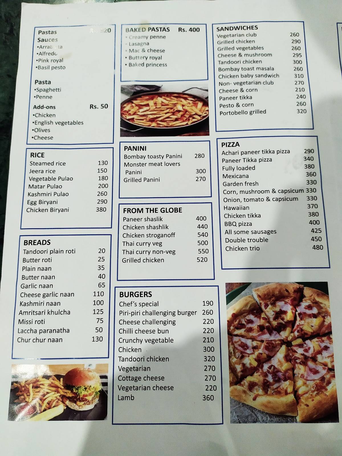 Menu at Sun N Moon Cafe & Restaurant, Udaipur
